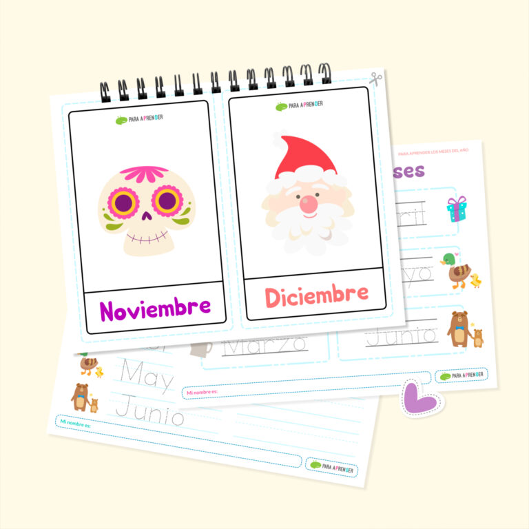 Los Meses Del Año Cuadernillo De Actividades Para Preescolar