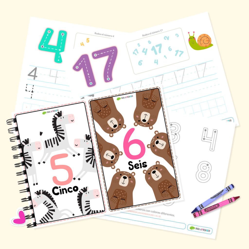 Los Números Del 1 Al 20 Para Preescolar En PDF Descargable
