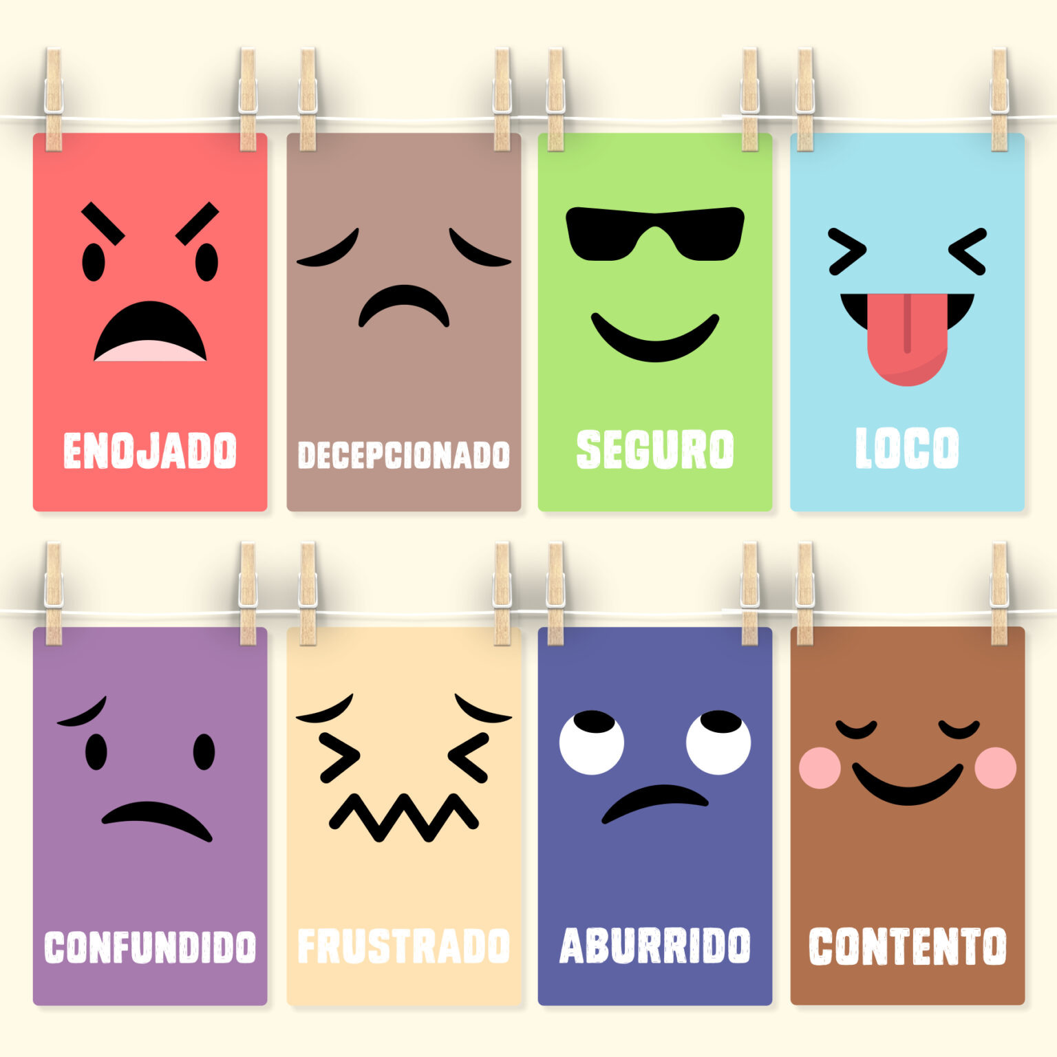 Las Emociones Para Niños En PDF-Material Para Preescolar