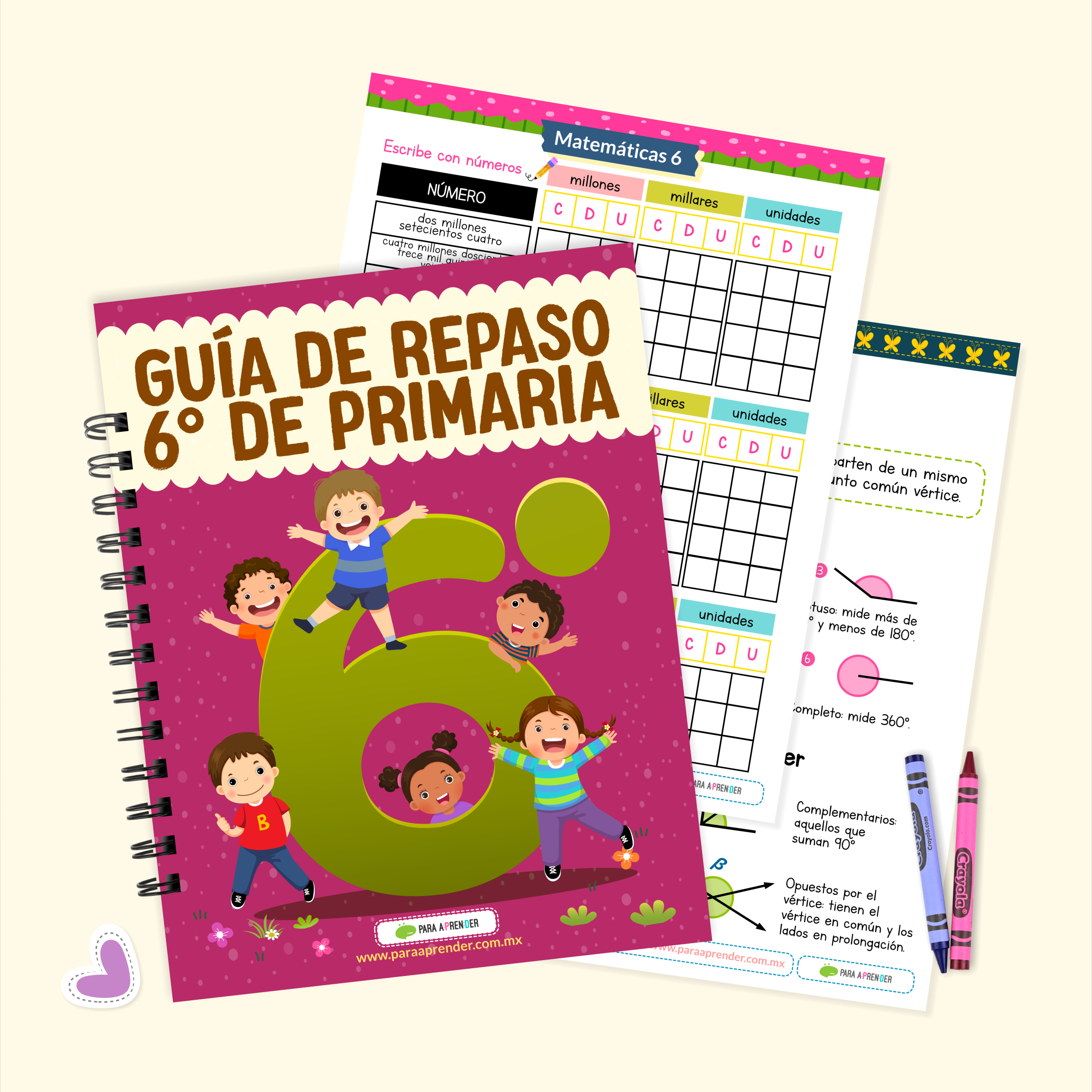 6° De Primaria NEM Guía De Repaso En PDF Con 78 Páginas